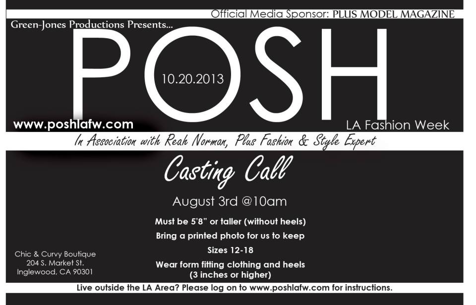 Curvy Event Alert: “Fall/Holiday 2013 POSH LA Fashion Week” | "Trendy ...