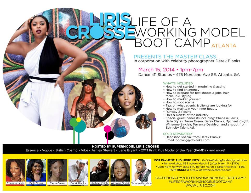 The Life Of A Working Model Boot Camp in Atlanta w/ Liris Crosse ...
