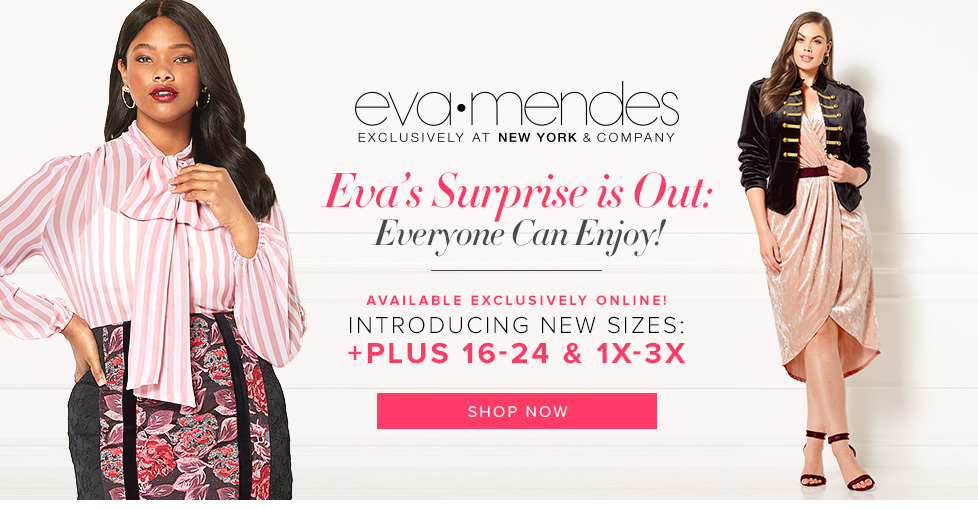 Eva Mendes Has added Plus-Sizes to her Collection for New York and ...